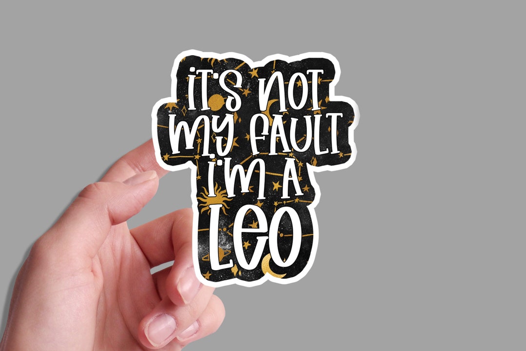 Leo Zodiac Stickers Sheet Gift Aesthetic Vinyl Laptop Planner Diary ...