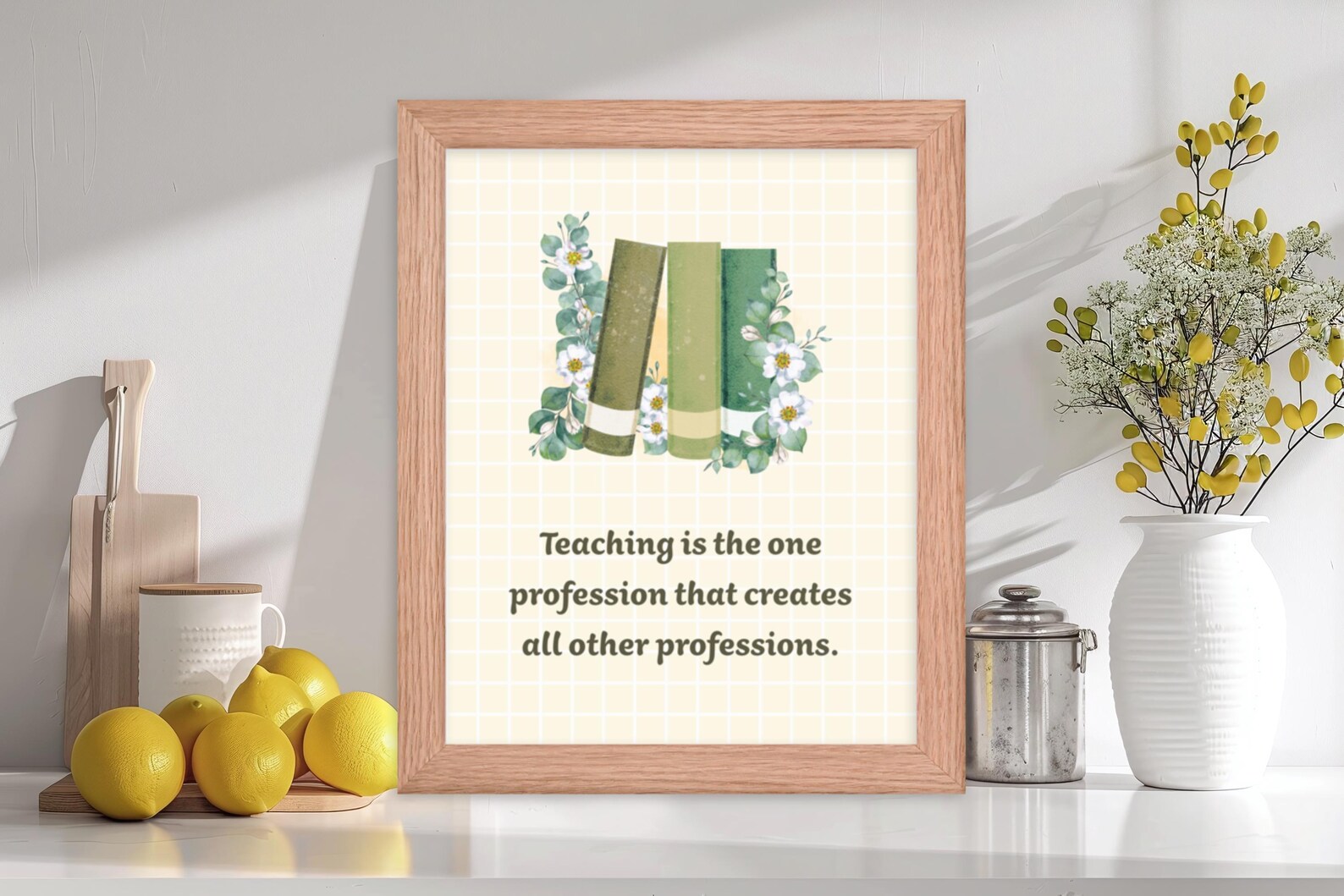 Teacher Quote Poster Print Framed or Unframed Sarcastic Meet Teacher ...