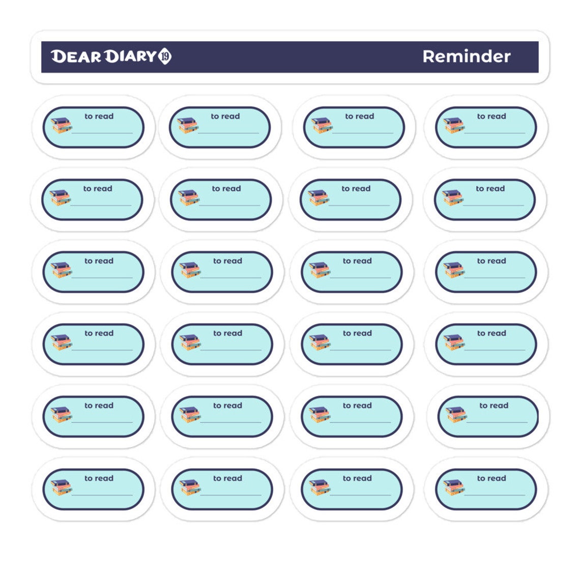 Academic Planner Stickers Sheet Checkpoint Reminder Checklist Tracker ...