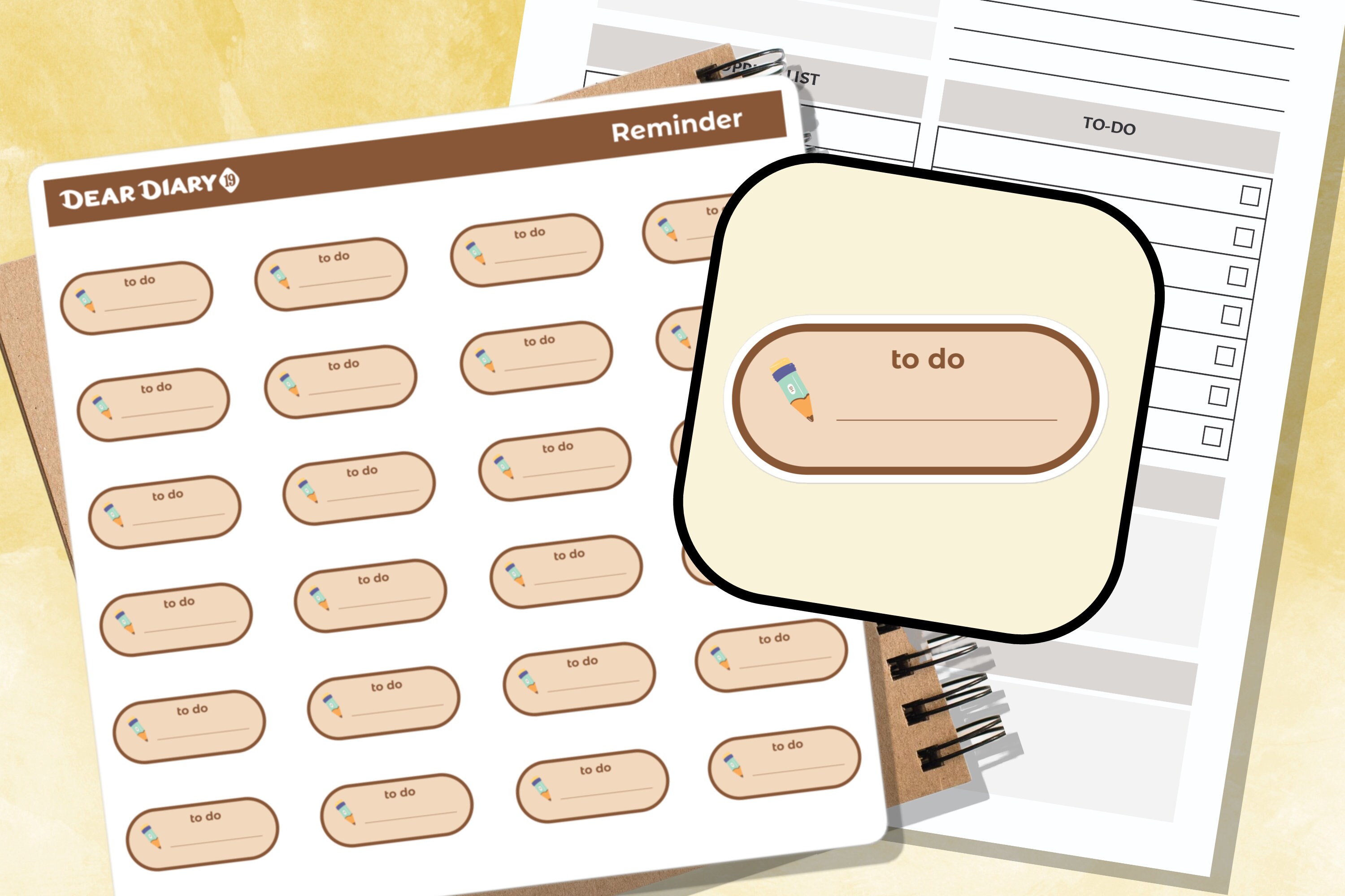 Academic Planner Stickers Sheet Checkpoint Reminder Checklist Tracker ...
