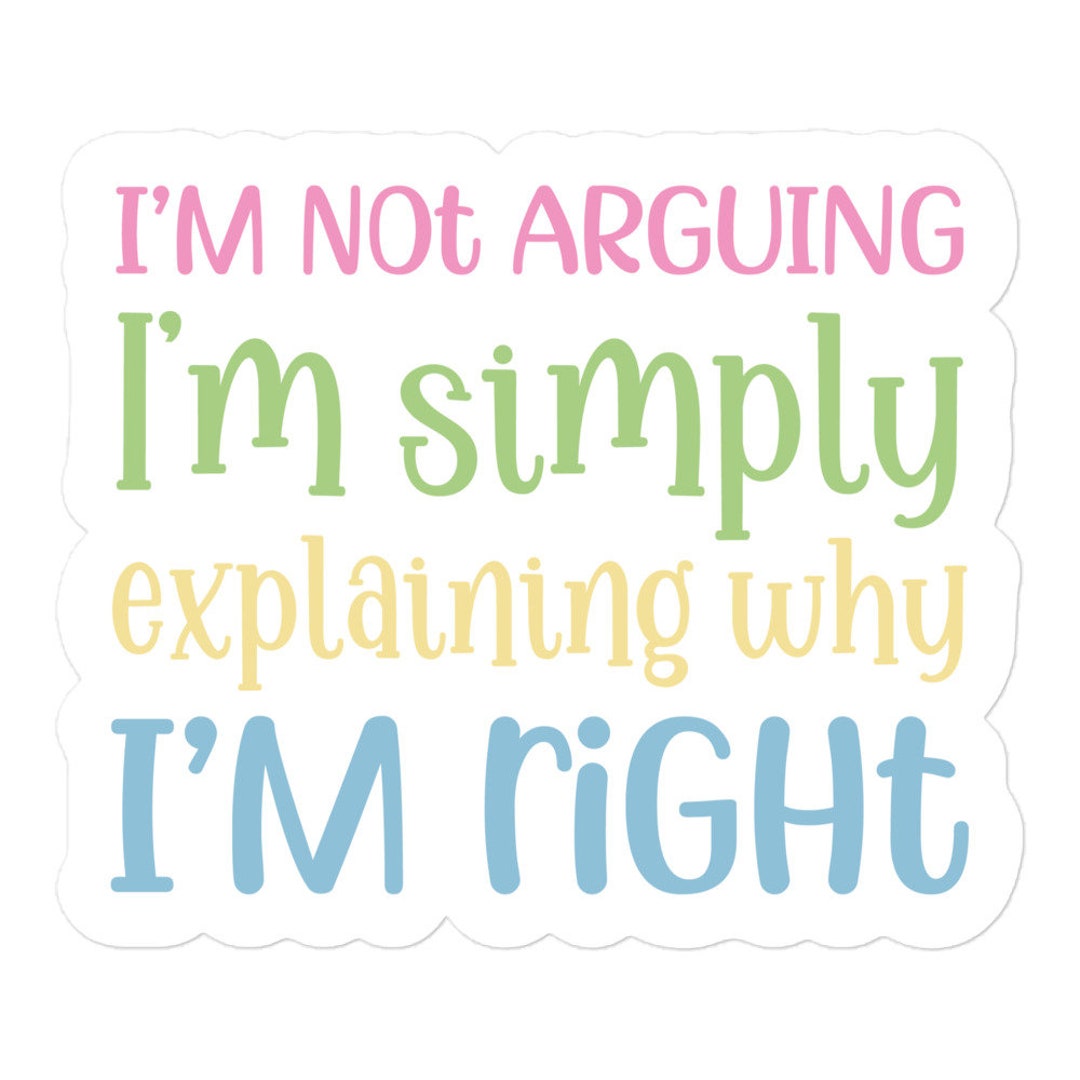 Sticker Sarcastic Funny Quotes Sassy Irony Saying Vinyl Decal Laptop ...