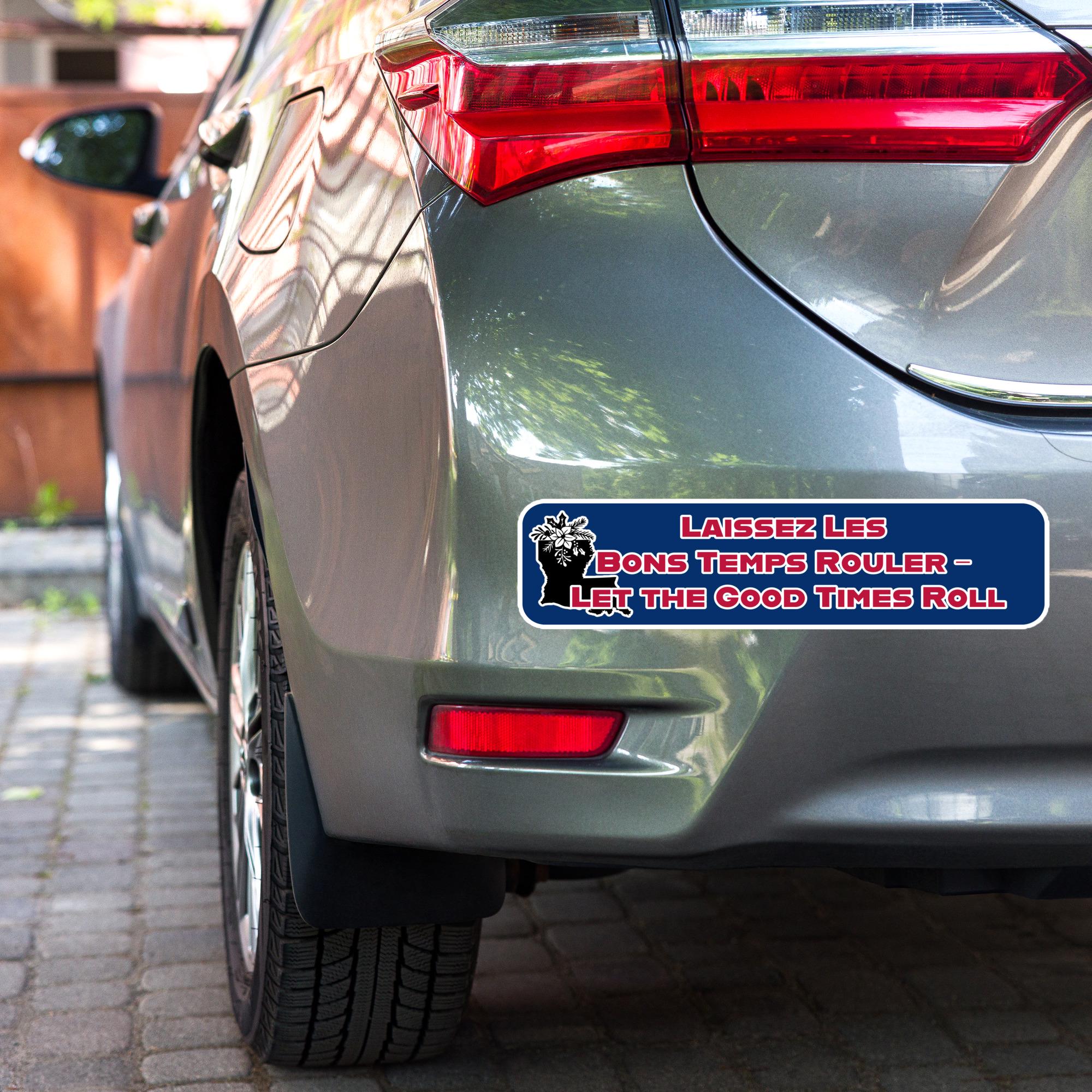 Louisiana Bumper Sticker State Pride Waterproof Vinyl Car Decal ...