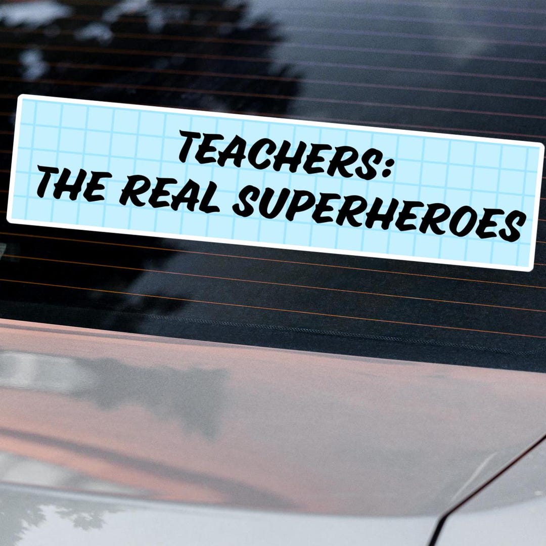 Teacher Bumper Sticker Inspiring Motivation Teaching Schooling ...