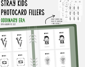 Stray Kids Photocard Binder Filler digital Download, Print Maxident Pc ...