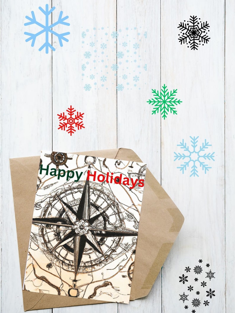 A Map to Holiday Cheer - Etsy