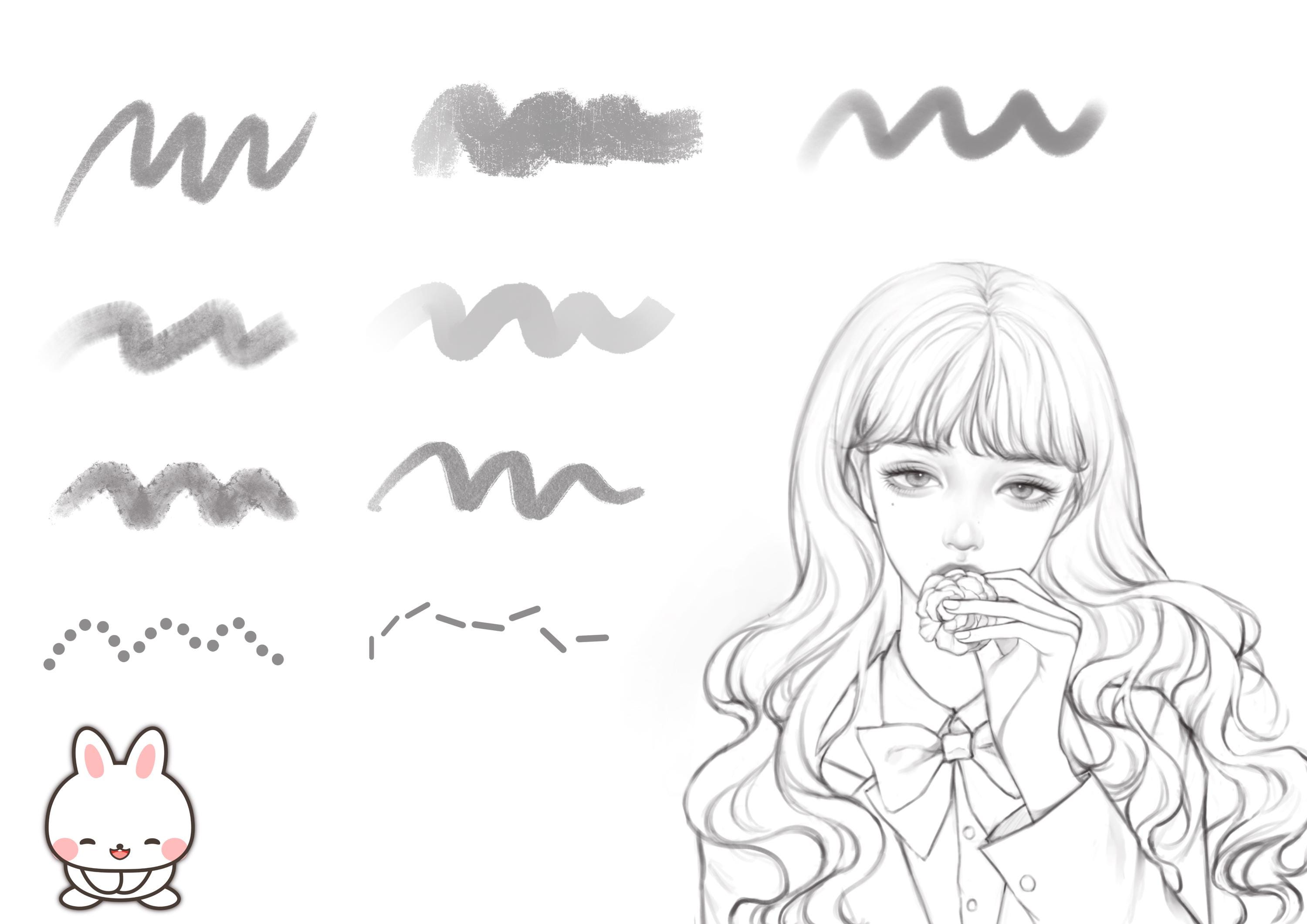 15 +procreate Sketch Brushes, Procreate Sketch and Lineart Brushset ...