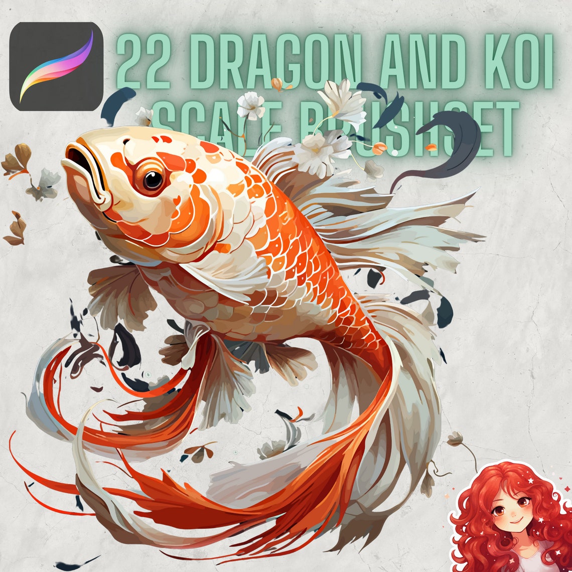 22 Snake Brushes Procreate Snake Scale Brush Set Procreate Snake Body ...