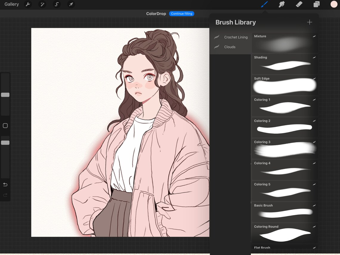 Procreate Blending Brushes, Smudge Brushes Procreate, Blender Brush Set ...