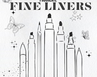 Procreate Micron Pen and Stipple Brushes Inking Brushes Instant ...