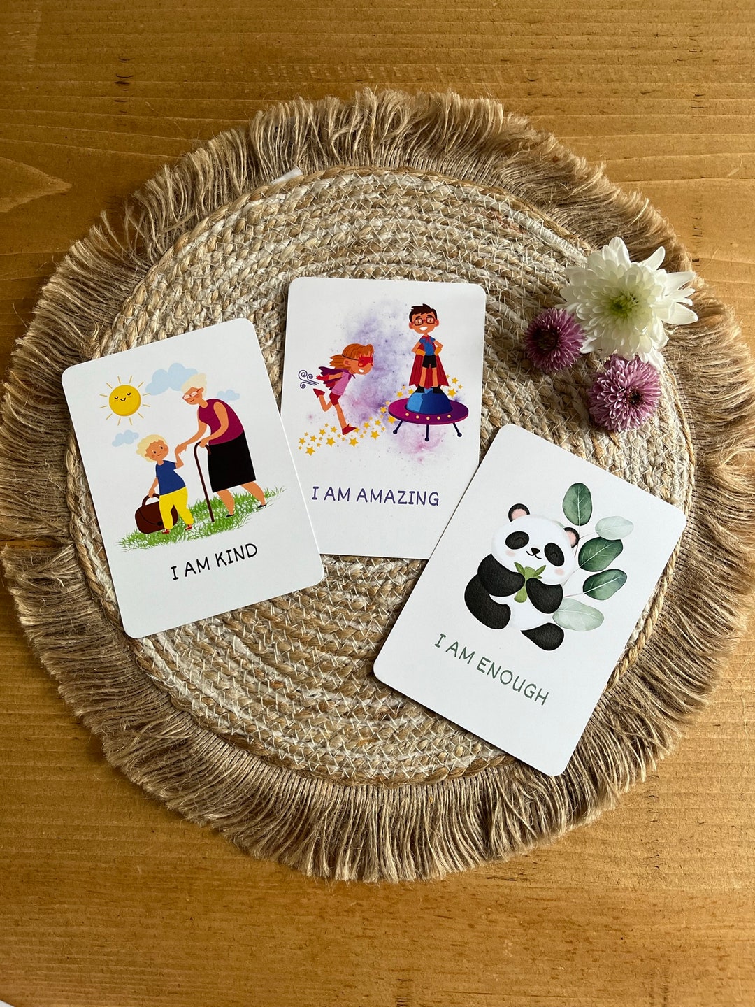 30 Positive Affirmation Cards for Children - Etsy