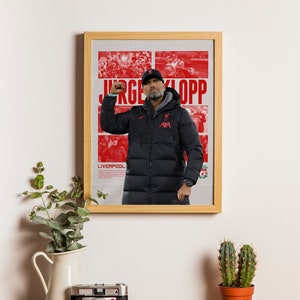 Jurgen Klopp Liverpool, Printable A3 Sport Wall Art, Gift for Boy ...