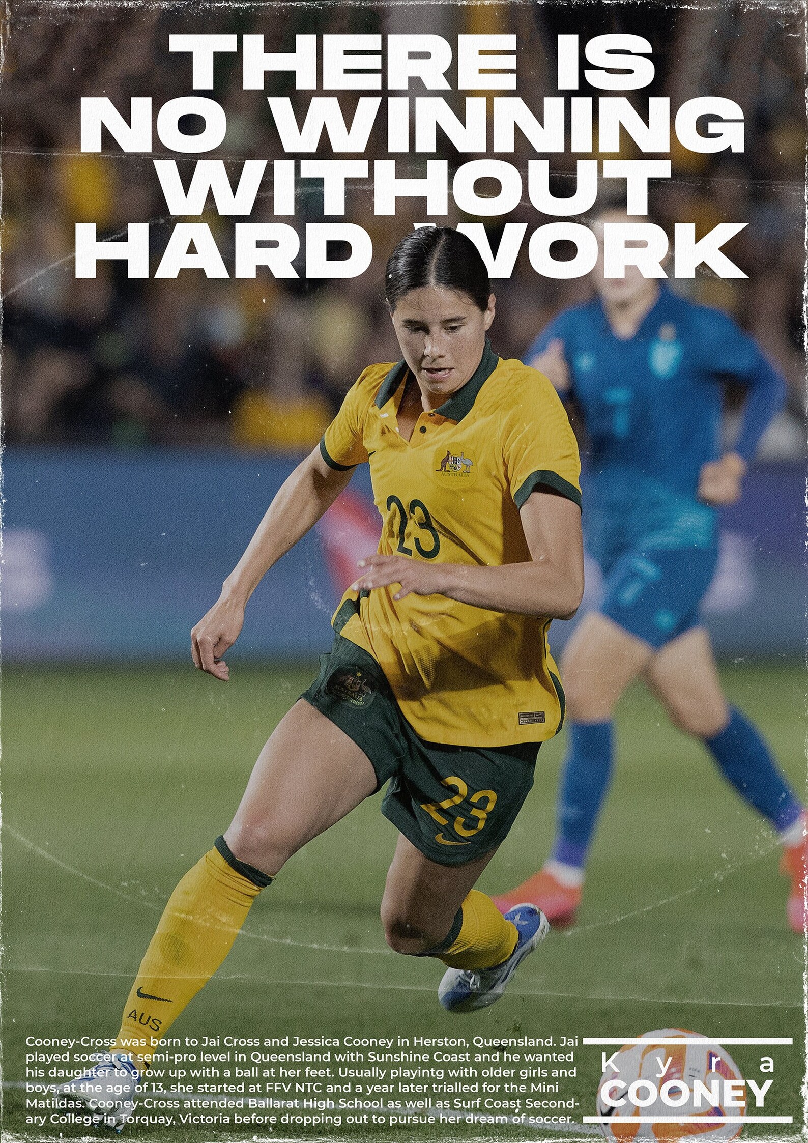 Kyra Cooney, Woman Football, Printable A3 Soccer Wall Art, Gift for Boy ...