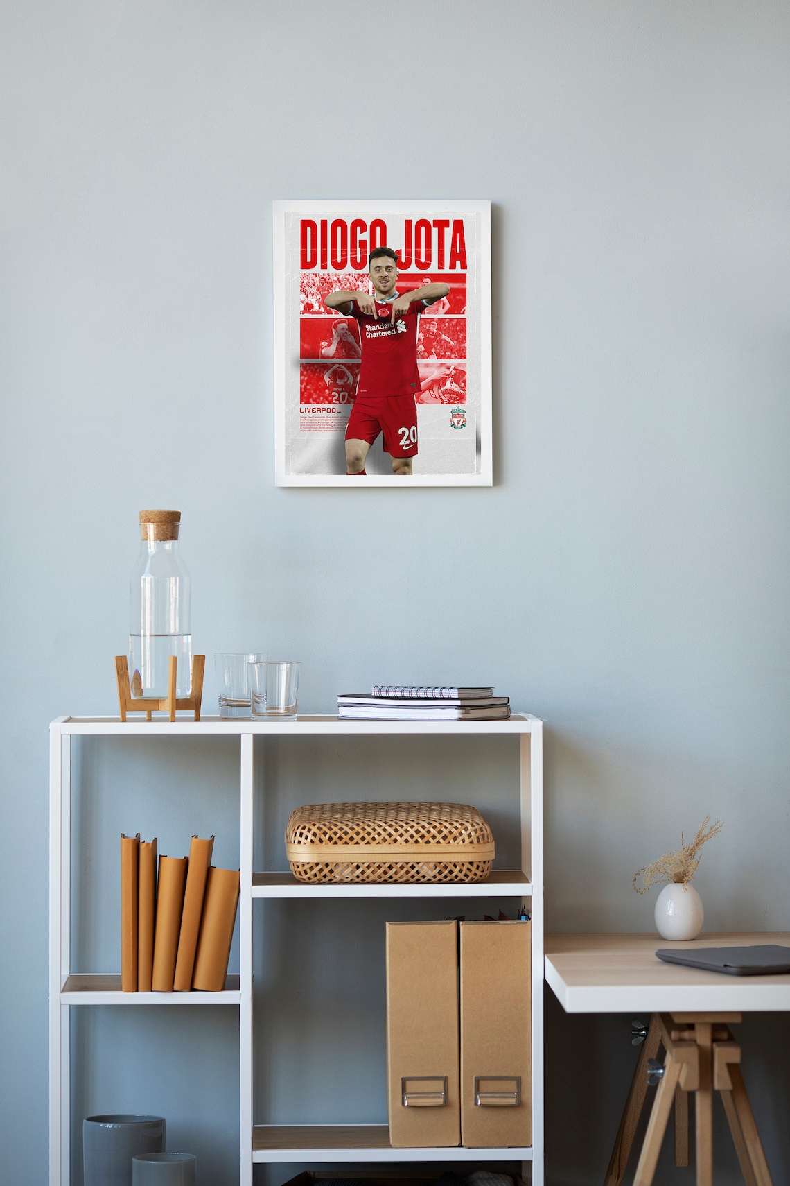 Diogo Jota Liverpool, Printable A3 Sport Wall Art, Gift for Boy, Poster ...