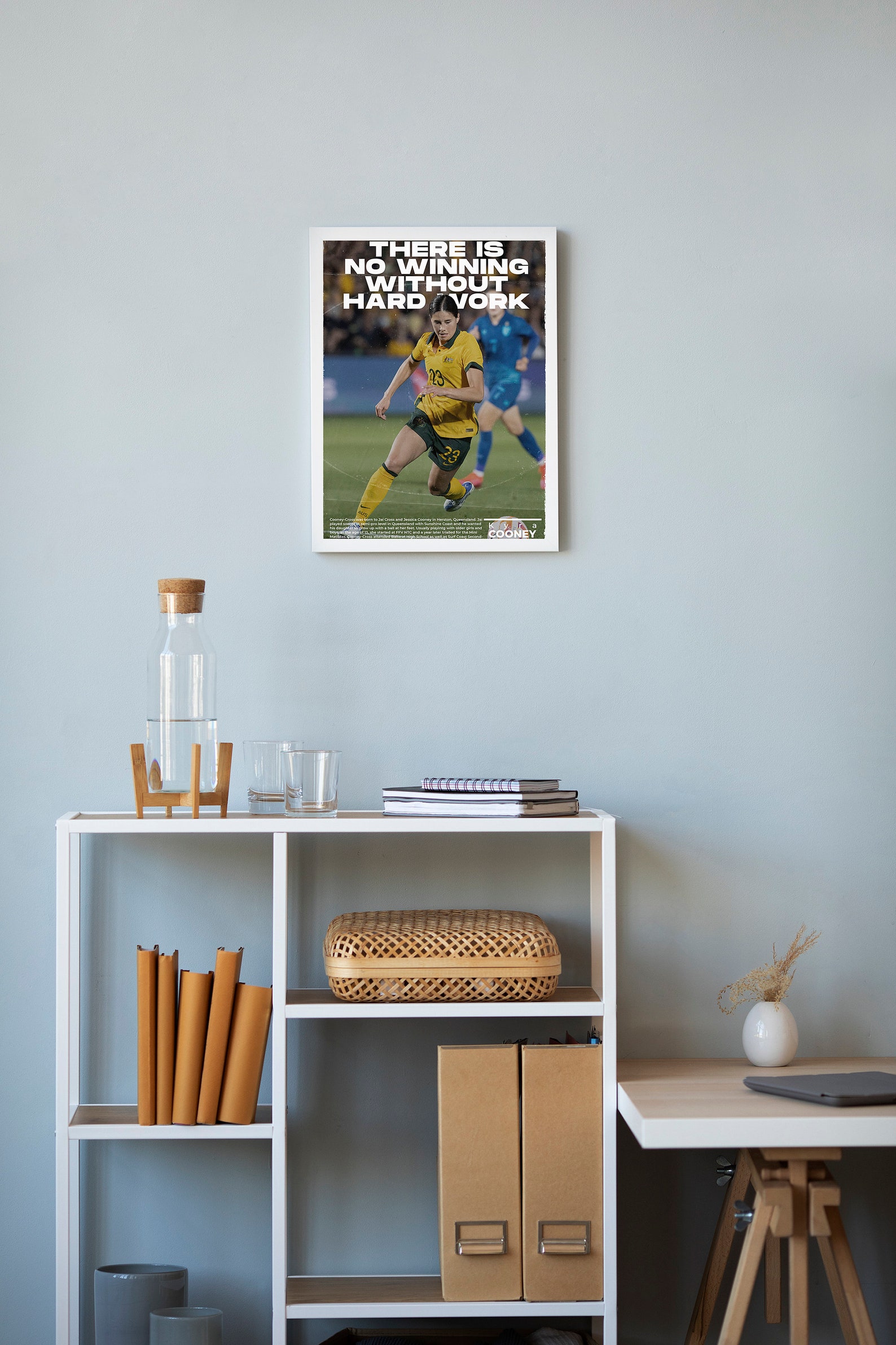 Kyra Cooney, Woman Football, Printable A3 Soccer Wall Art, Gift for Boy ...