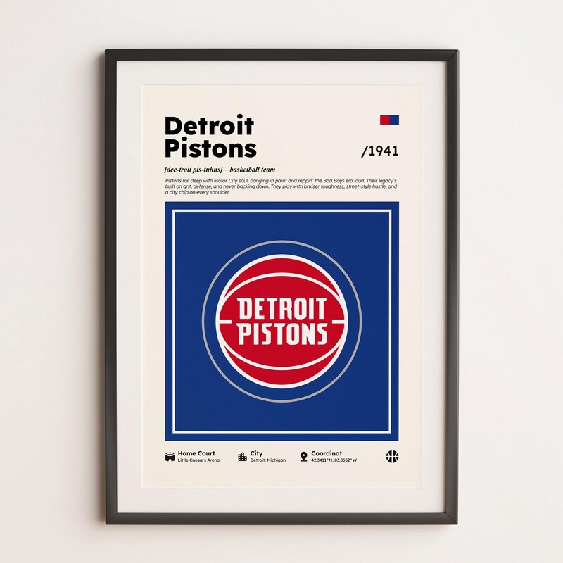Detroit Poster - Etsy