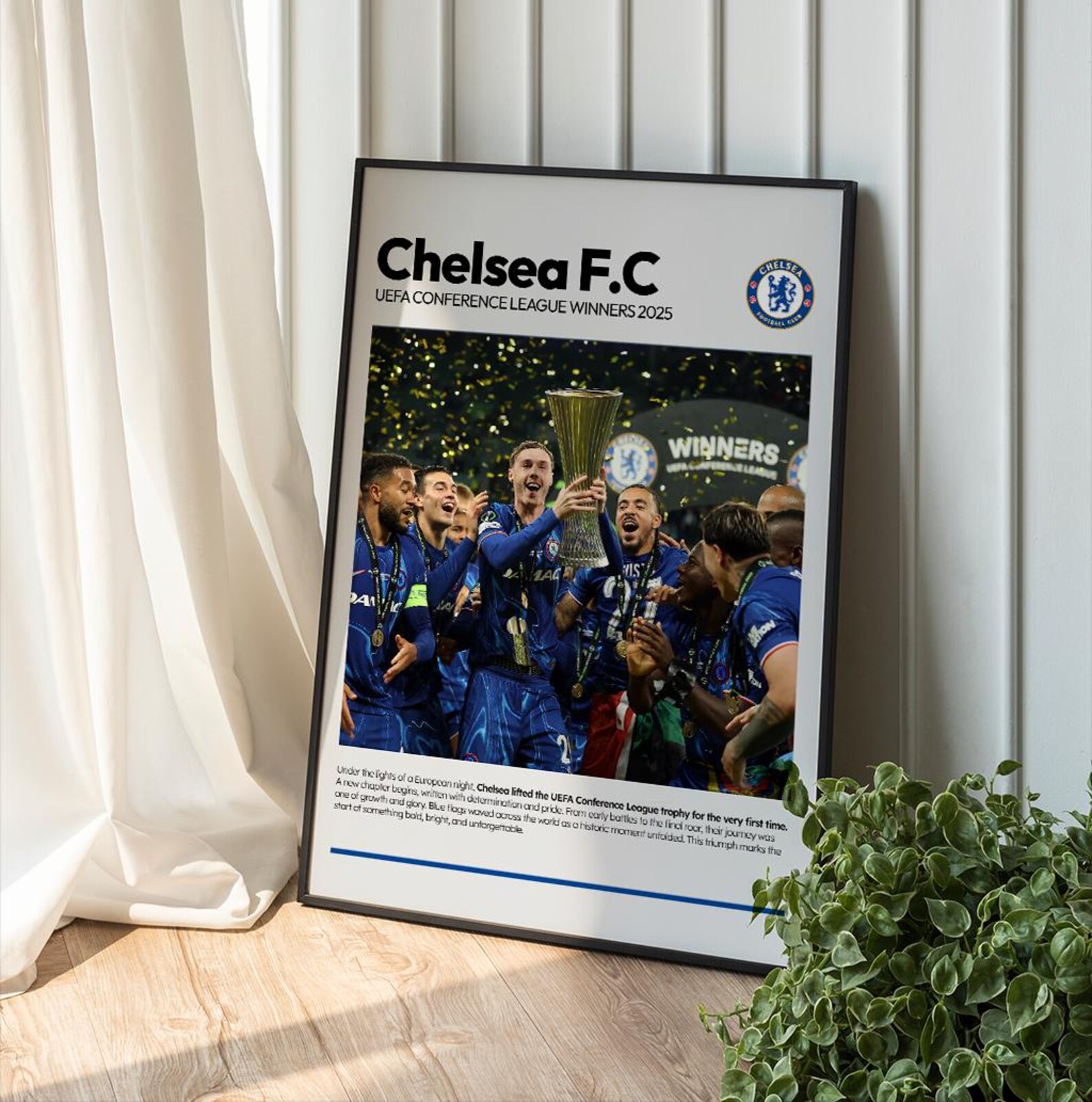 Chelsea Fc Poster Gift, Printable A3 Sport Wall Art, Gift for Boy ...