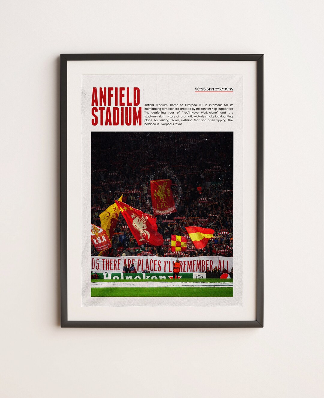 Anfield Liverpool, Printable A3 Sport Wall Art, Gift for Boy, Poster A3 ...