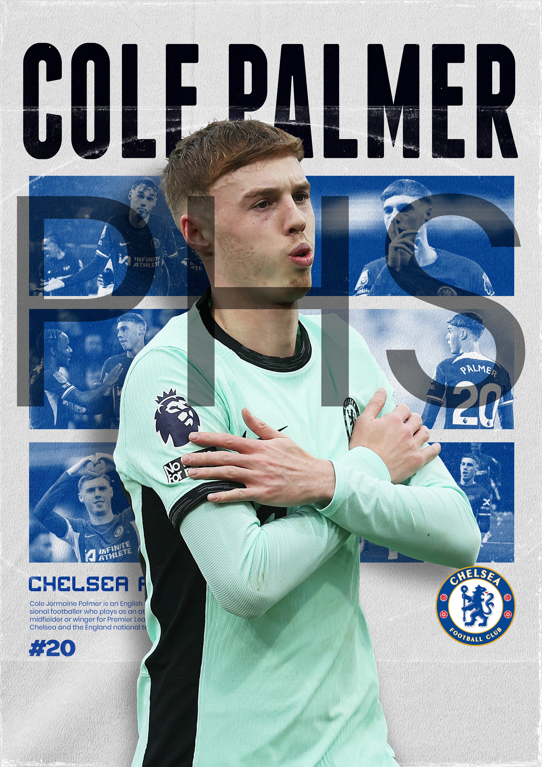 Cole Palmer, Chelsesa Poster Gift, Printable A3 Sport Wall Art, Gift ...