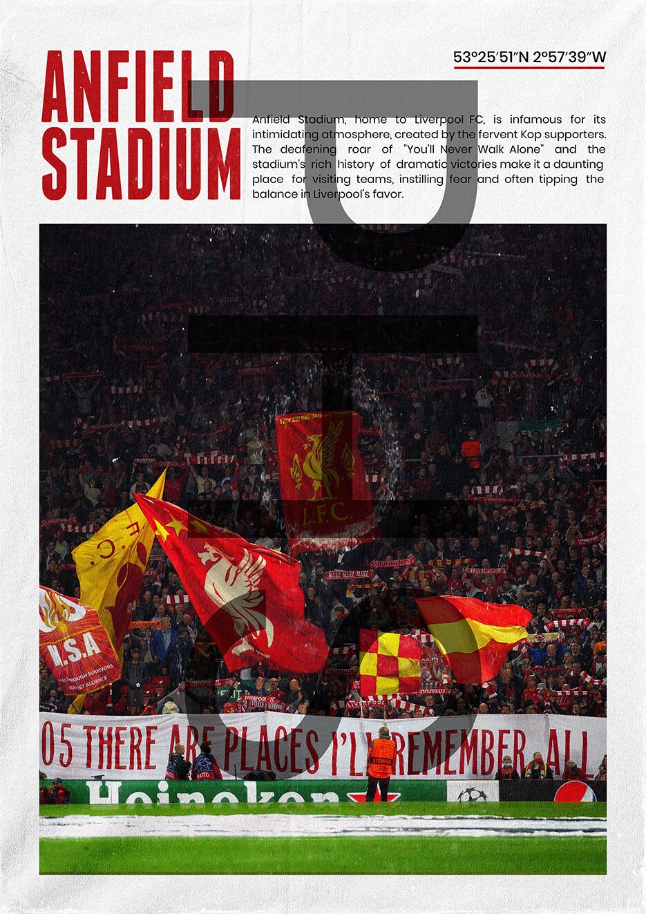 Anfield Liverpool, Printable A3 Sport Wall Art, Gift for Boy, Poster A3 ...