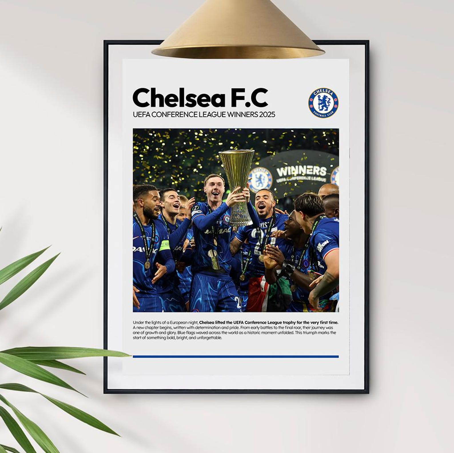 Chelsea Fc Poster Gift, Printable A3 Sport Wall Art, Gift for Boy ...