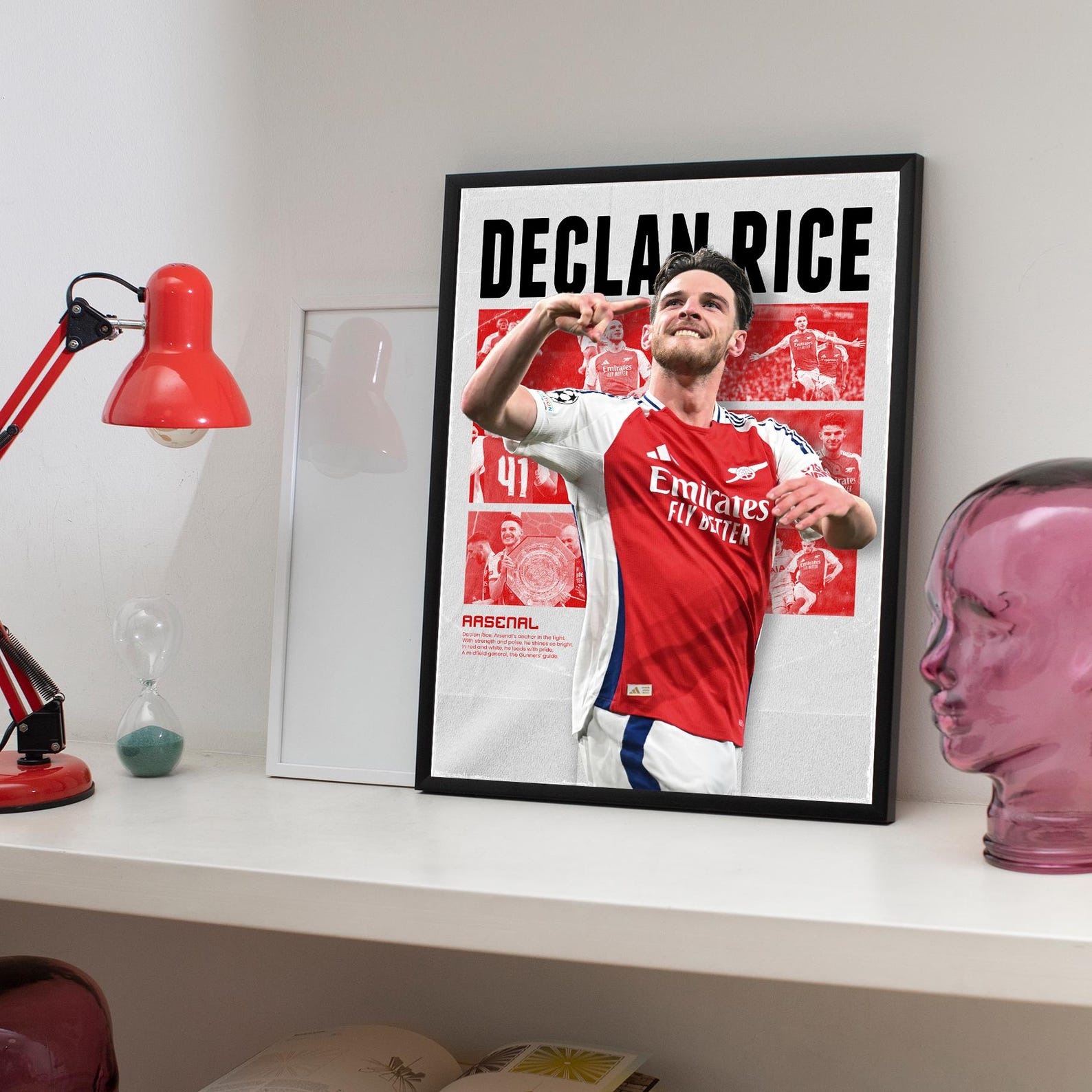 Declan Rice Arsenal , Printable Sport Wall Art, Gift for Boy, Poster A3 ...
