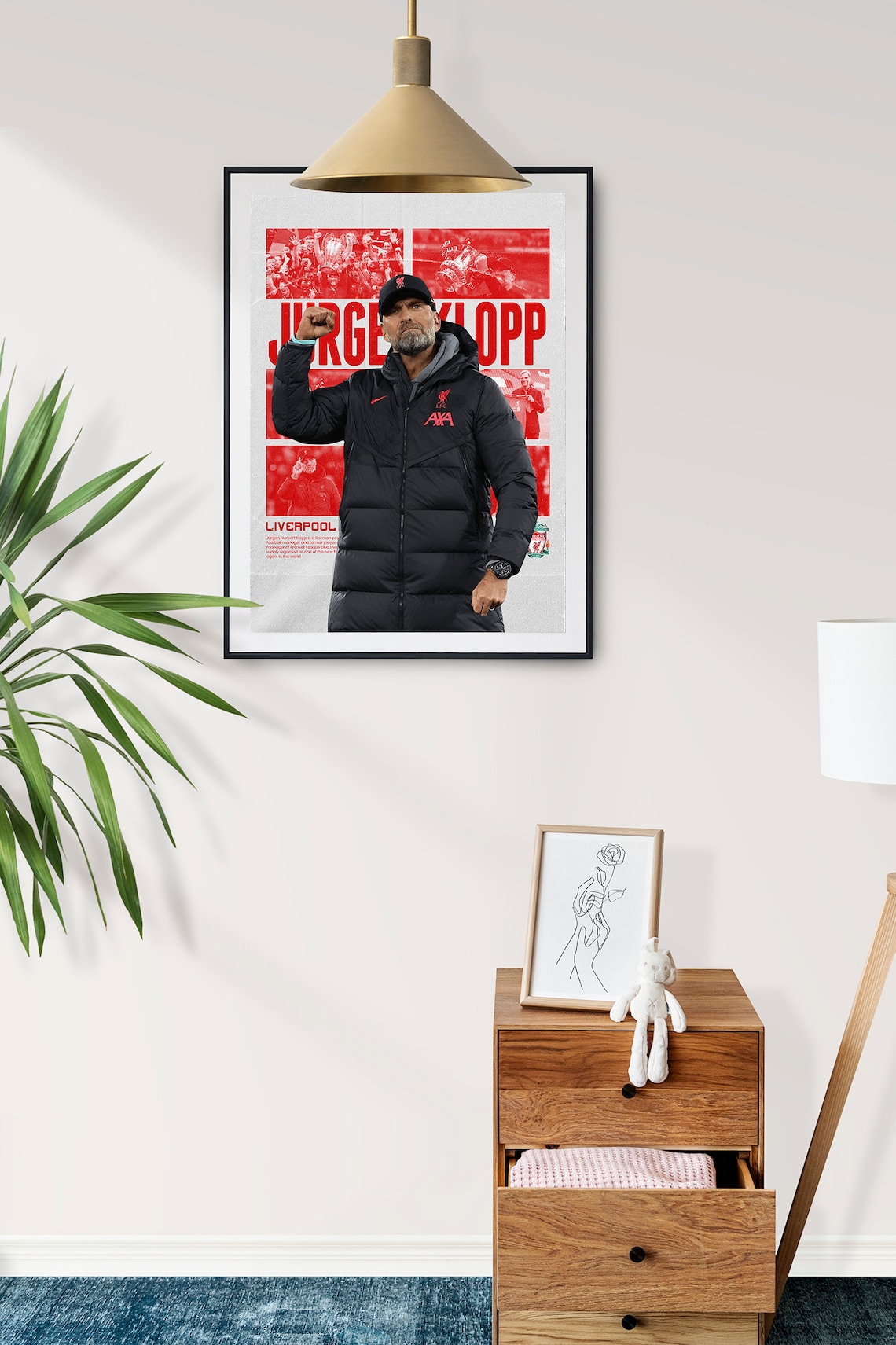 Jurgen Klopp Liverpool, Printable A3 Sport Wall Art, Gift for Boy ...