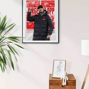 Jurgen Klopp Liverpool, Printable A3 Sport Wall Art, Gift for Boy ...