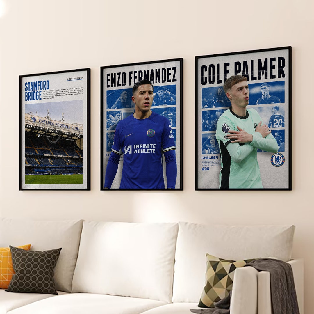 Cole Palmer, Enzo Fernandez, Chelsesa Poster Gift,set of 3 Poster ...