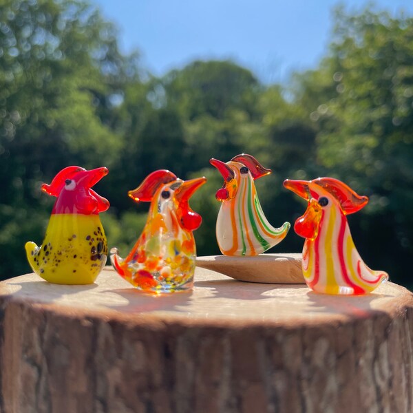 Glass Chicken - Etsy