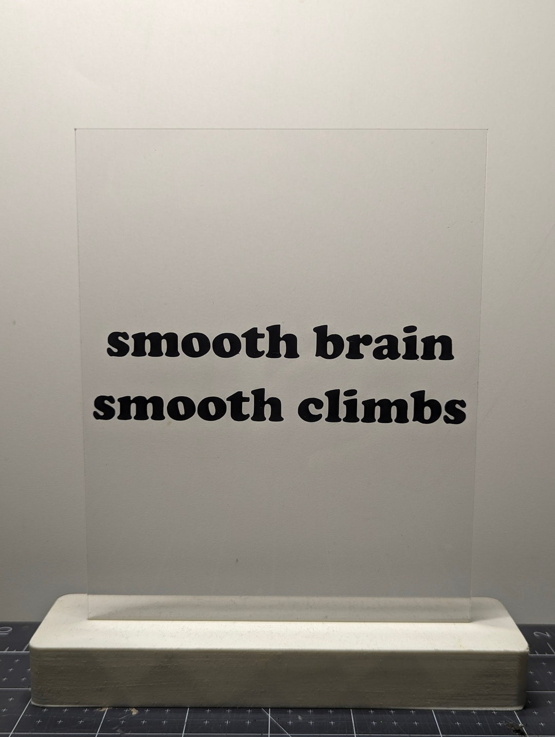 Smooth Brain Smooth Climbs Decal - Etsy