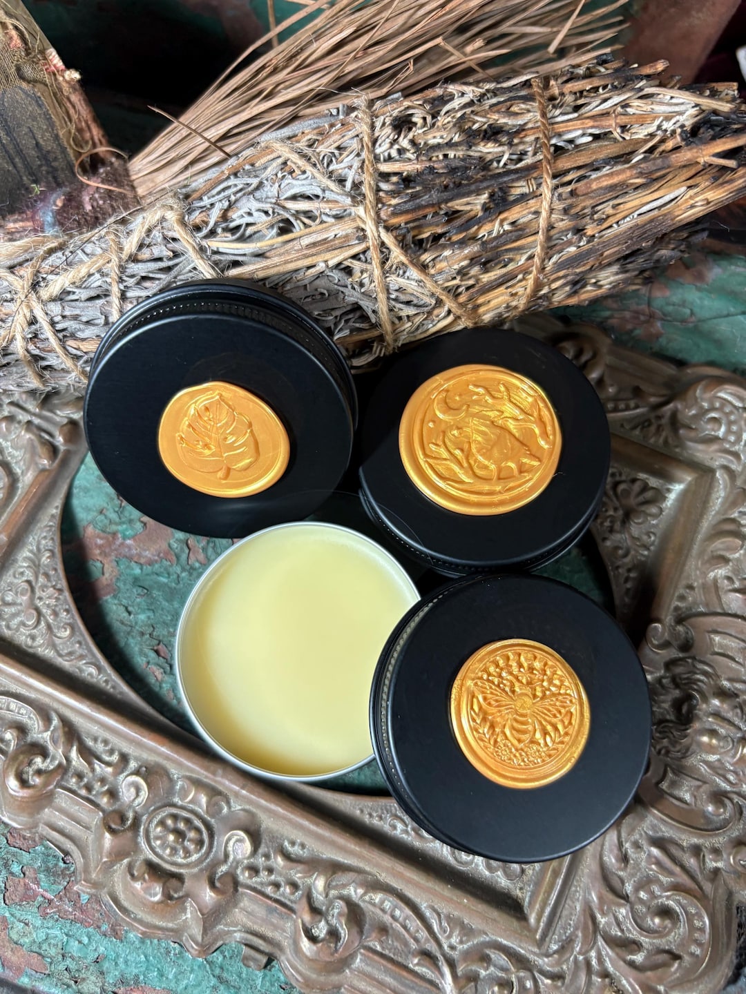 Solid Beeswax Perfume (sand and Sage) - Etsy