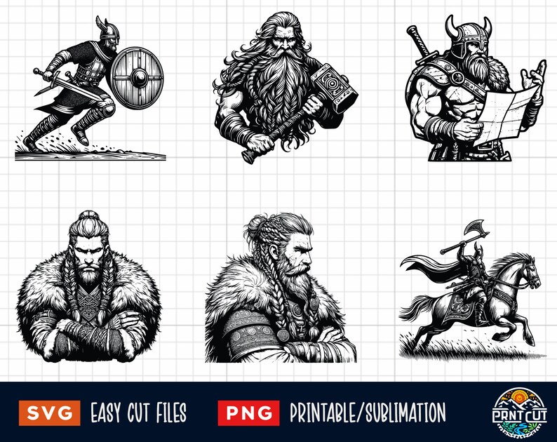 25 VIKING SVG Bundle, Viking Warrior Svg, Warrior Svg, Viking Head Svg ...