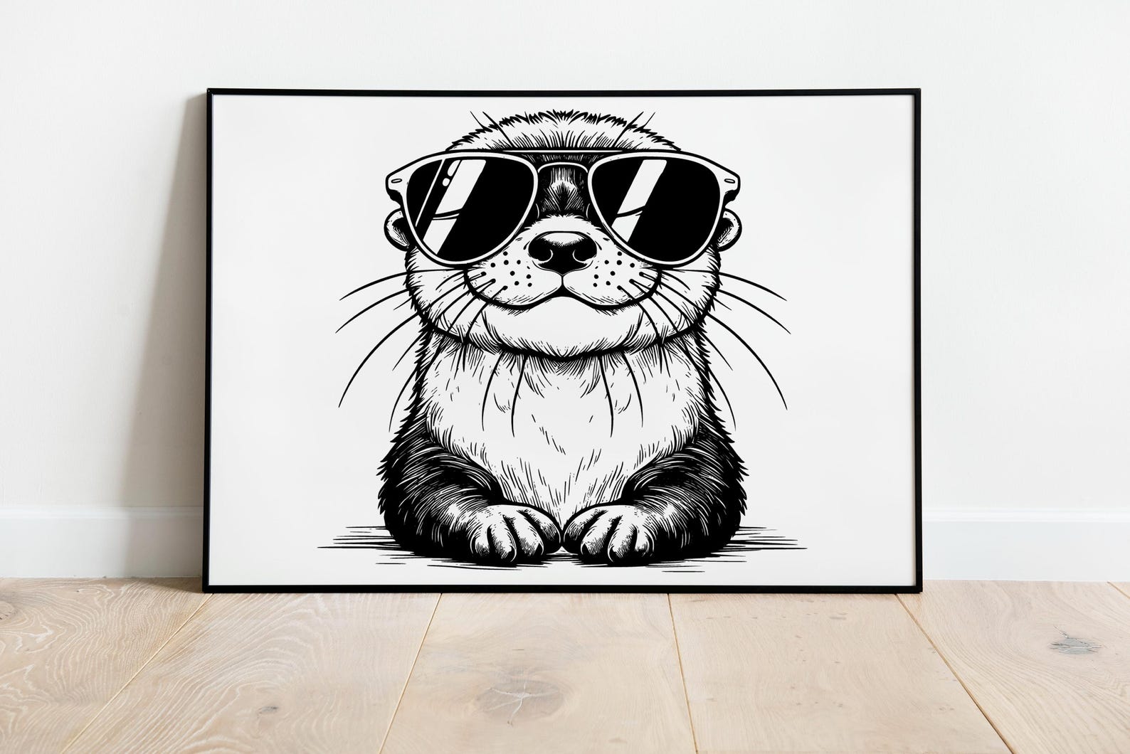 Funny Otter SVG, Quirky Otter Svg, Otter Svg, Cute Otter Clipart Png ...