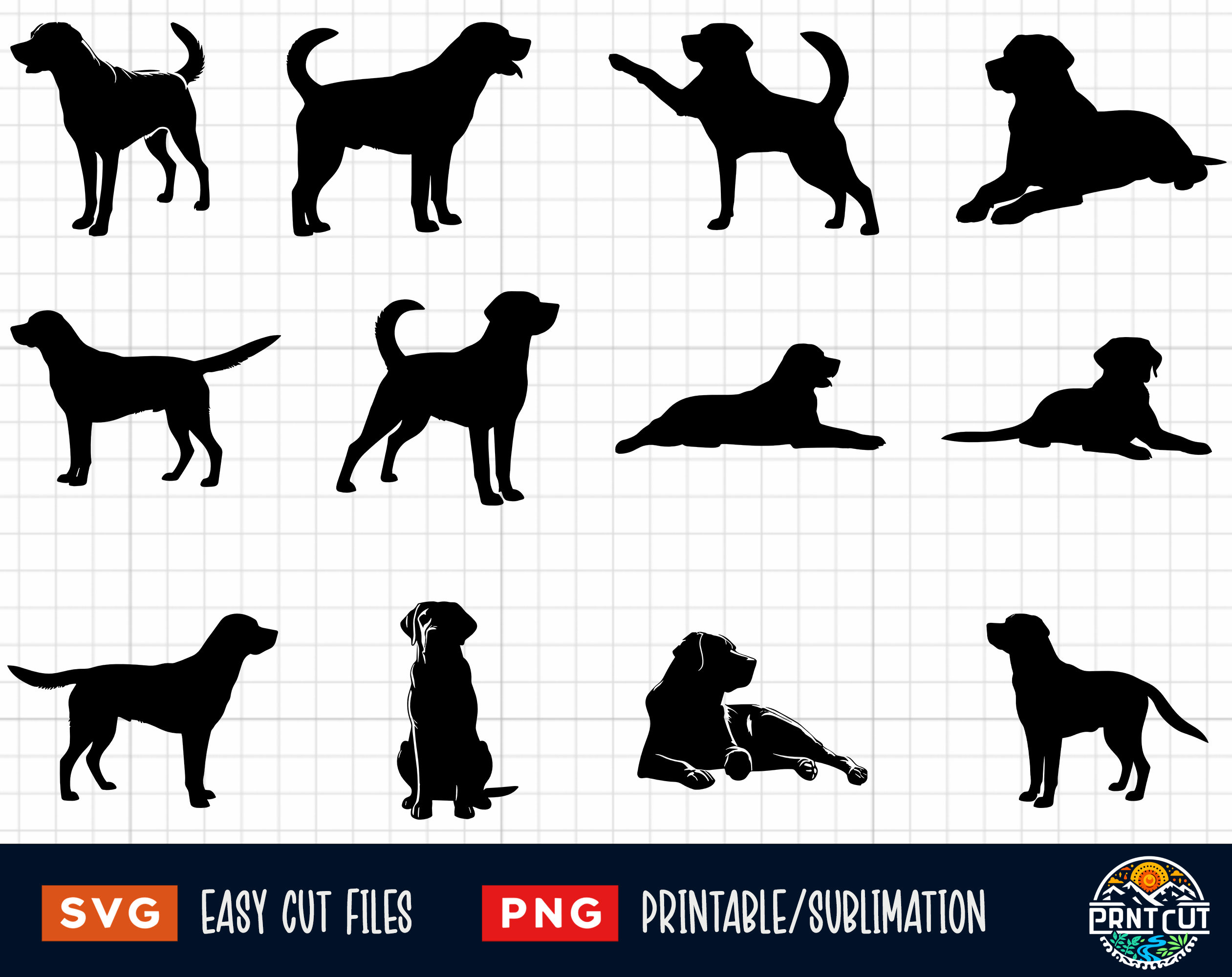 30 Labrador SVG Bundle, Labrador Svg, Labrador Png, Labrador Dog Svg ...