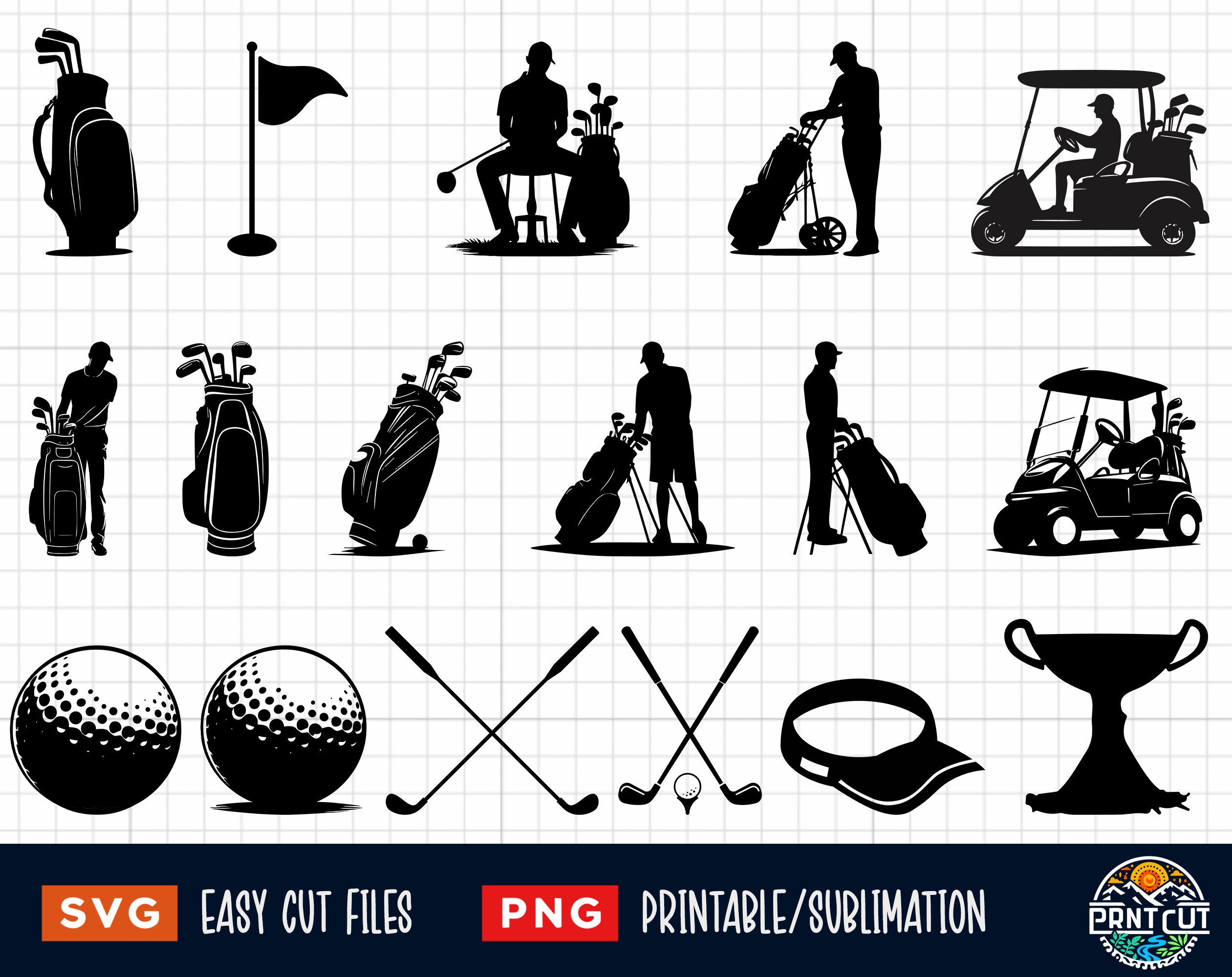 36 Golf SVG Bundle, Golf Svg, Golf Png, Golf Svg Png, Golf Cut File ...