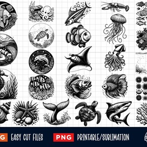 31 Underwater Svg, Underwater Scene Svg, Ocean Scene Svg, Ocean Animals ...