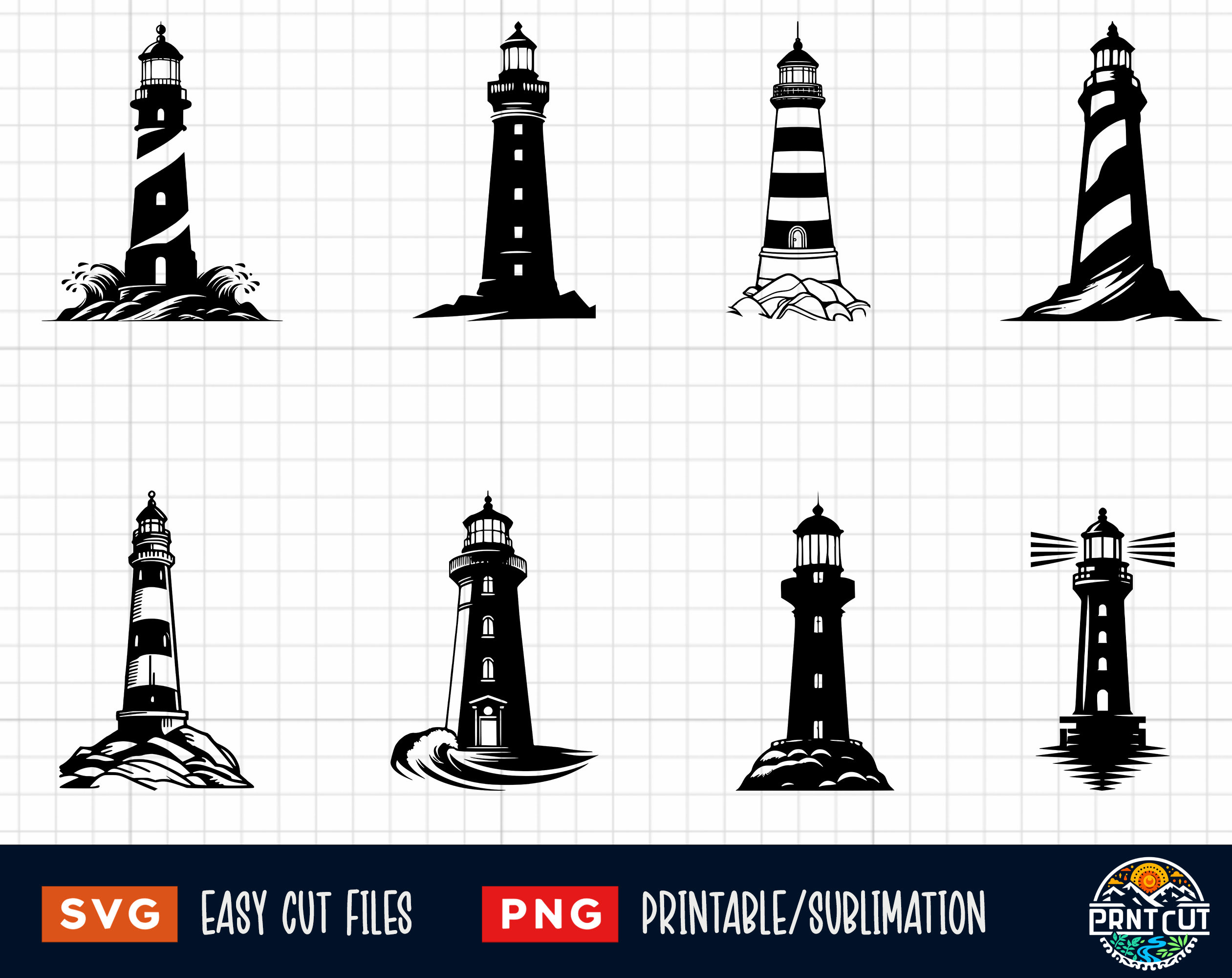 24 Lighthouse Svg Bundle, Lighthouse Svg, Lighthouse Cut Files ...