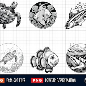 31 Underwater Svg, Underwater Scene Svg, Ocean Scene Svg, Ocean Animals ...