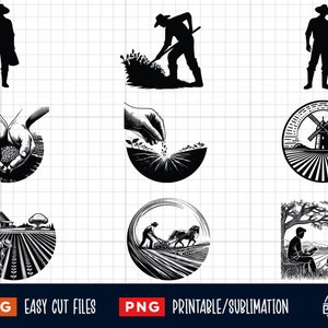 26 Farm Svg Bundle, Farm Scene Svg, Farm Landscape SVG, Farming Svg ...