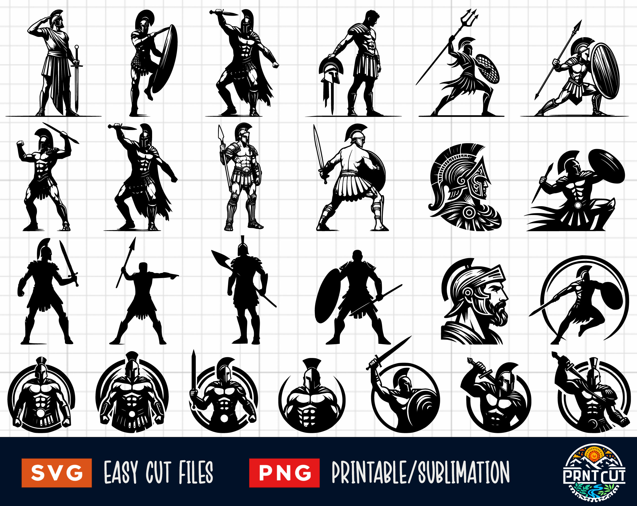 33 Gladiators Bundle, Gladiator Svg, Gladiator Png, Gladiator Clipart ...