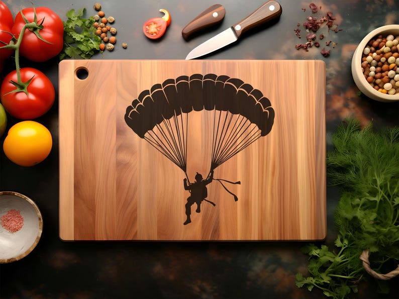 Paratrooper Svg Bundle, Parachute Svg, Paratrooper Laser Cut, Paramotor ...