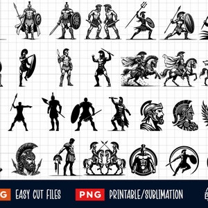 33 Gladiators Bundle, Gladiator Svg, Gladiator Png, Gladiator Clipart ...