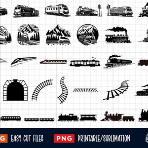 30 Train SVG Bundle Train Svg Train Png Trains Svg Png - Etsy Canada