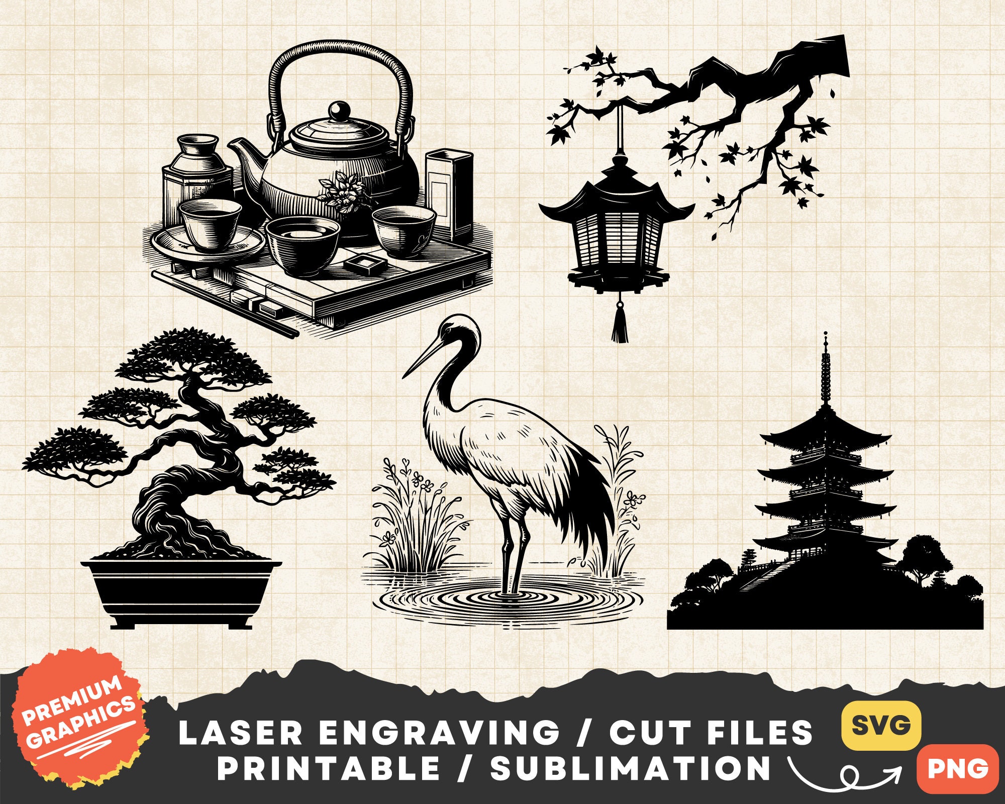 Japan Scene Svg, Japan Svg, Picture of Japan Svg, Japan Clipart Png ...