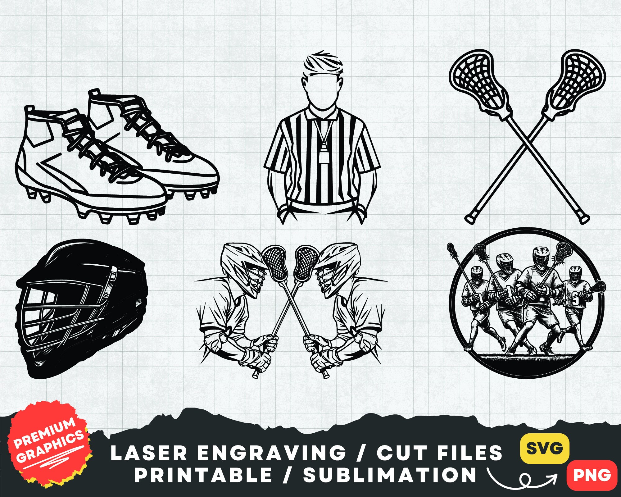 20 Lacrosse Svg Bundle, Lacrosse Svg, Lacrosse Clipart Png, Lacrosse ...