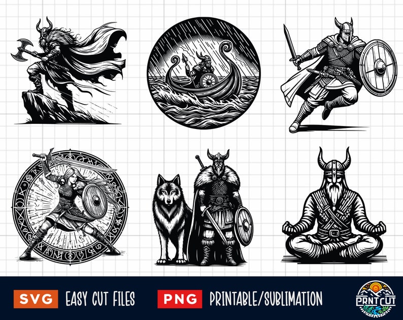 25 VIKING SVG Bundle, Viking Warrior Svg, Warrior Svg, Viking Head Svg ...