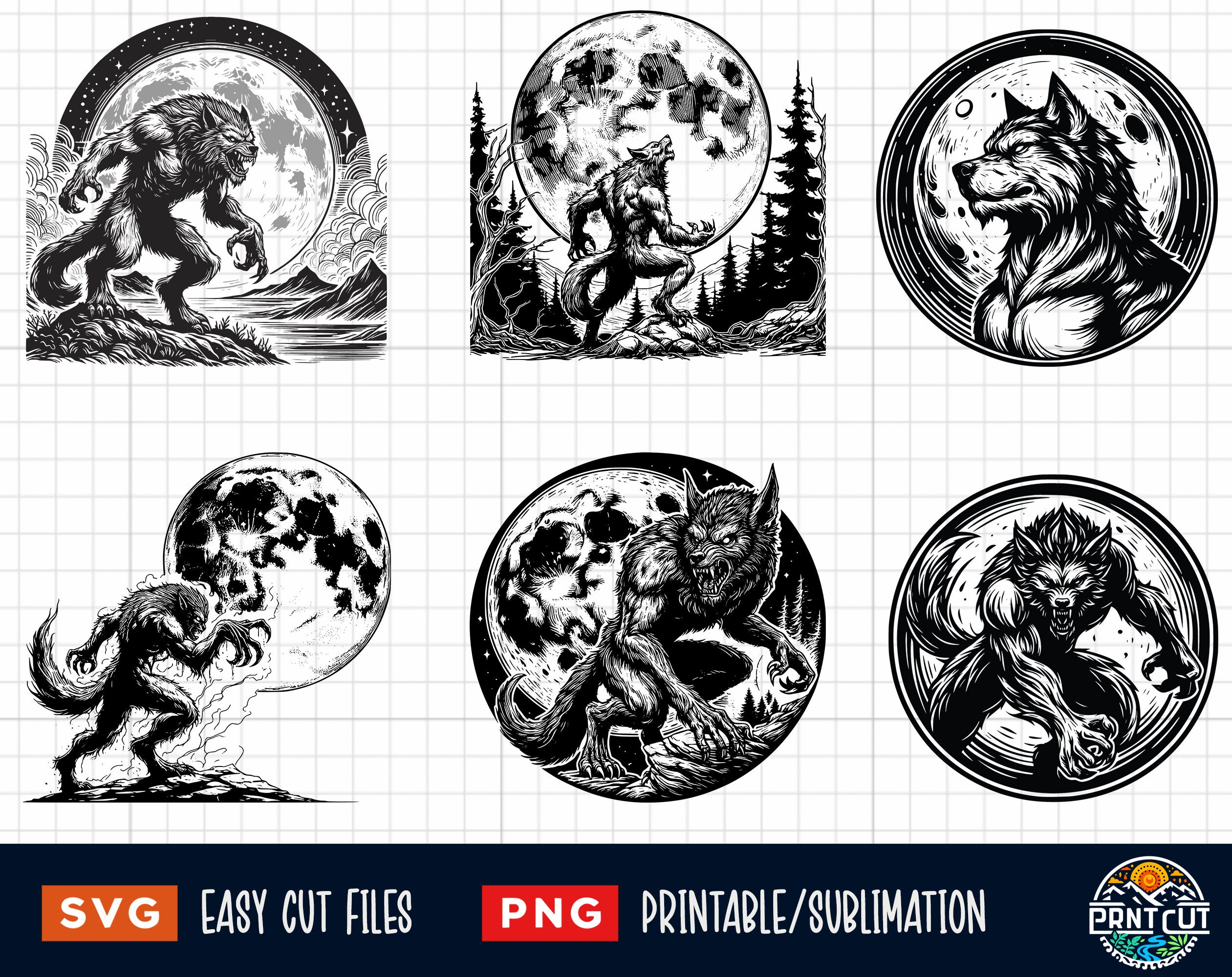 25 Werewolf Svg Bundle, Wolfman Svg Png, Wolf Man Svg, Beast Svg ...