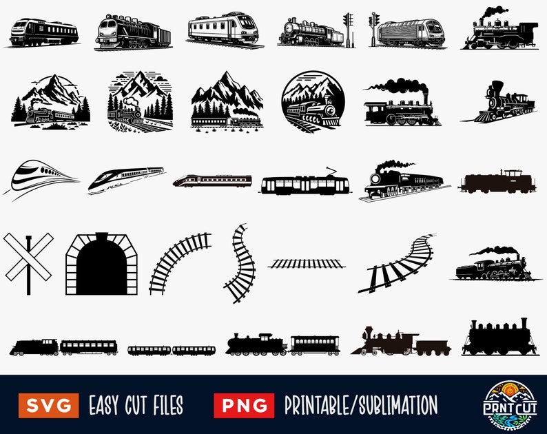 30 Train SVG Bundle Train Svg Train Png Trains Svg Png - Etsy Canada
