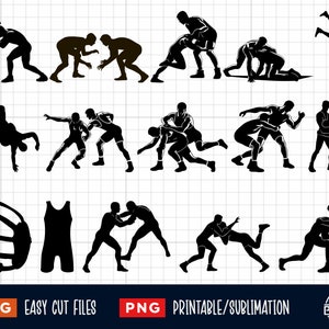 Wrestling Svg - Etsy
