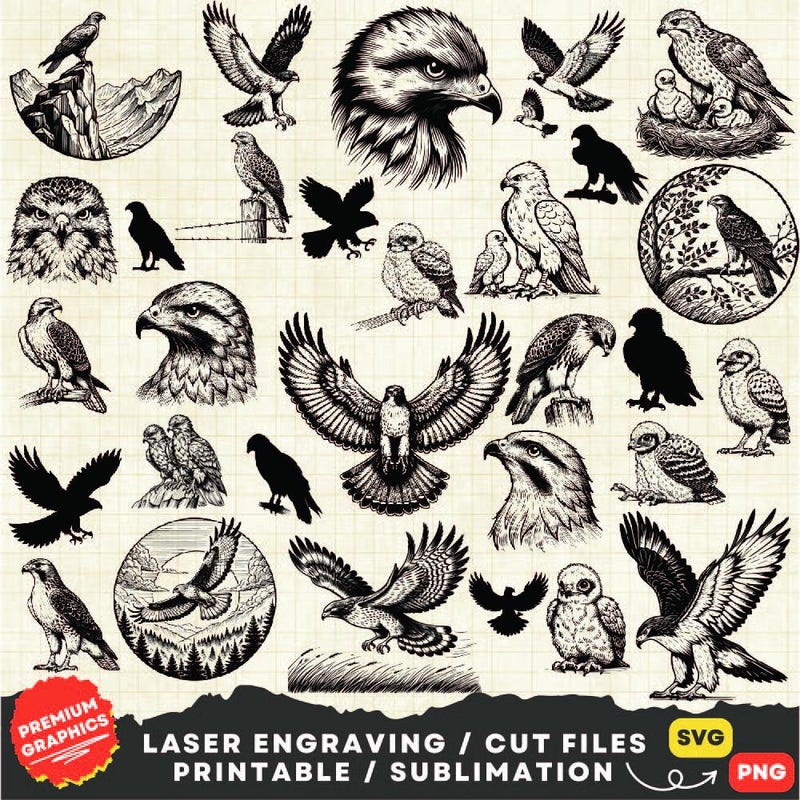 Hawk Image Flying - Etsy UK